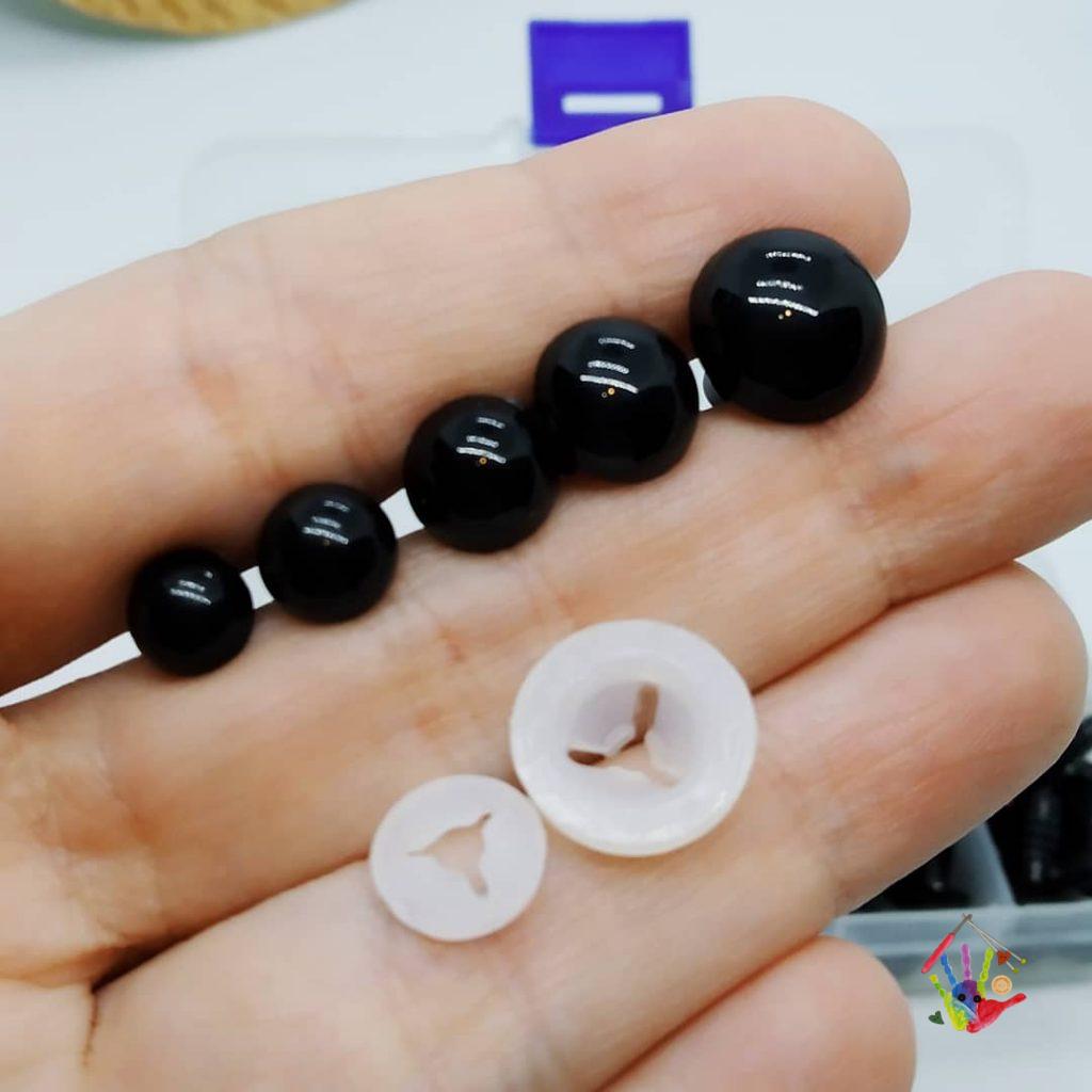 Набір чорні очі на безпечному кріпленні - Фурнітура для рукоділля